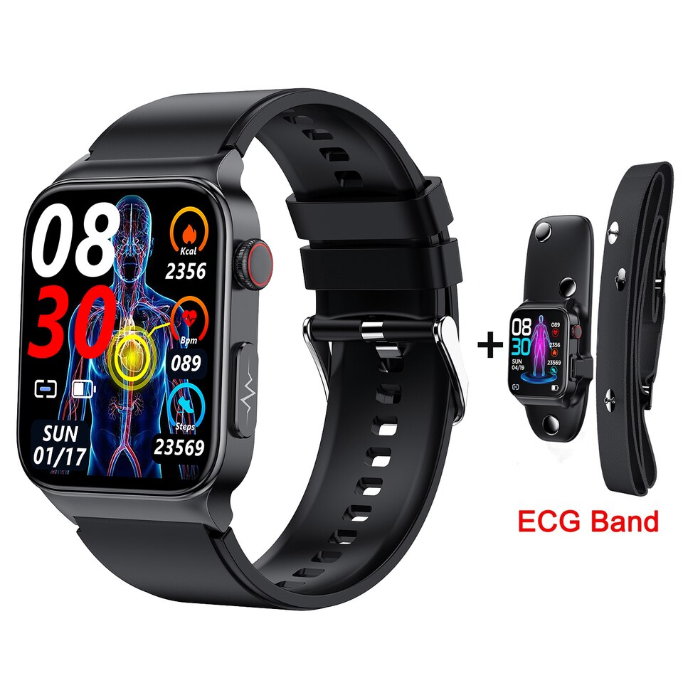 Blood Pressure Electrocardiogram Temperature Monitoring Watch - Adonistrade