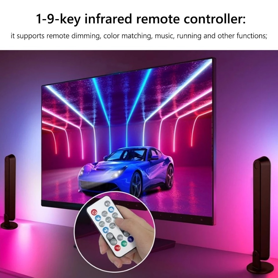 Digital Music LED Ambient Light Smart LED Light - Adonistrade