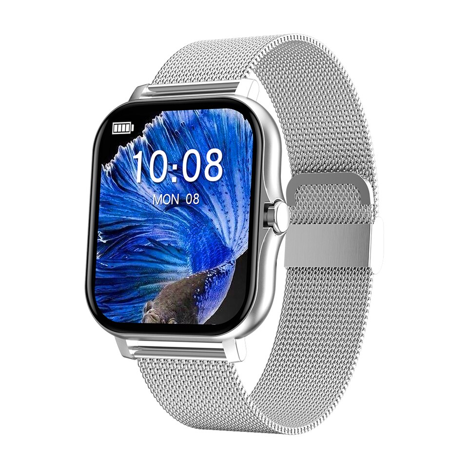 Full Touch Fitness Tracker Waterproof Smartwatch - Adonistrade