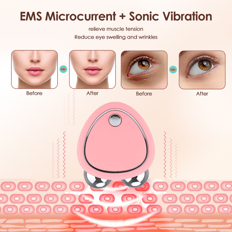 Low EMS Microcurrent Facial Massager - Adonistrade