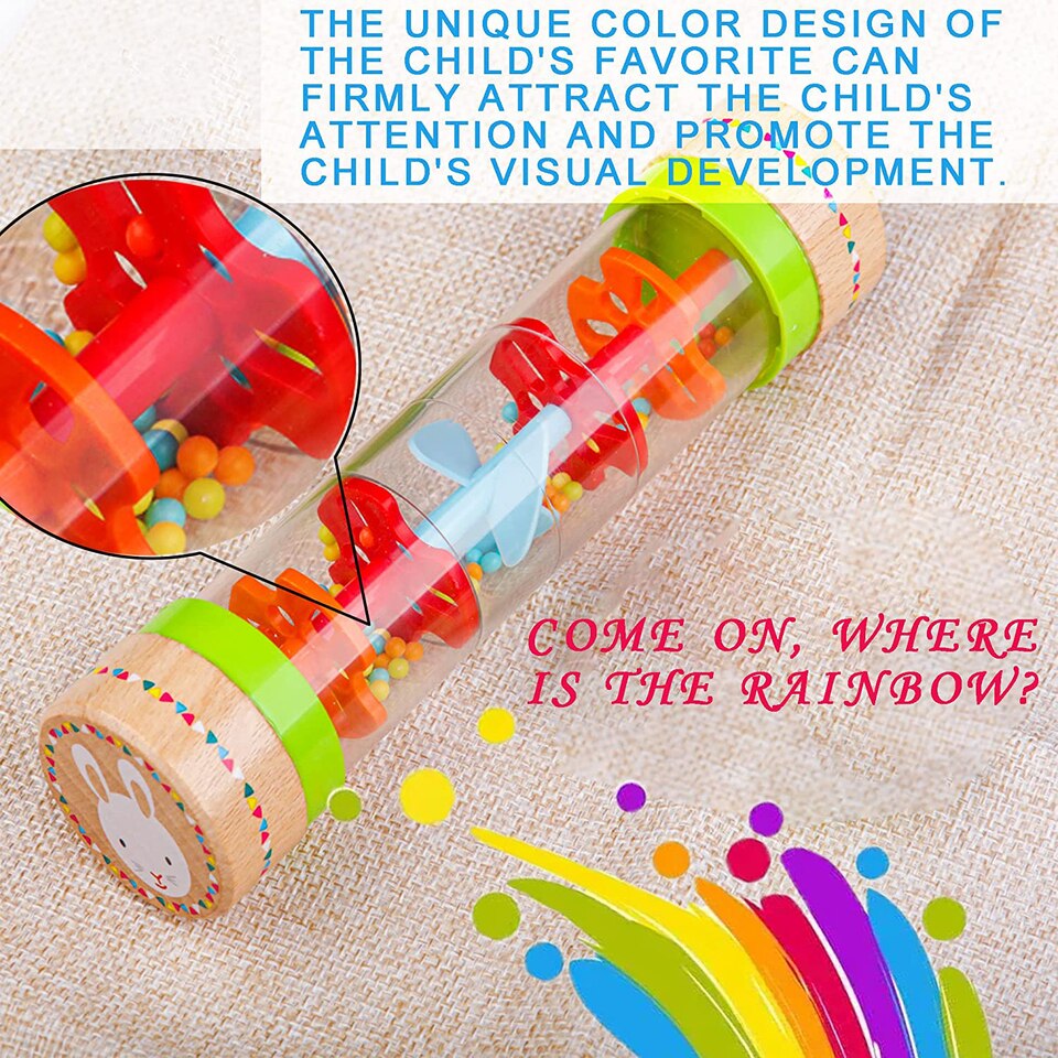 Rainmaker Montessori Sensory Toys for Kids - Adonistrade